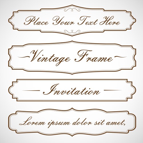 Free Text Frame Vector Images (over 14,000)