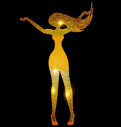 Golden Girl Dance Vector Images (over 230)