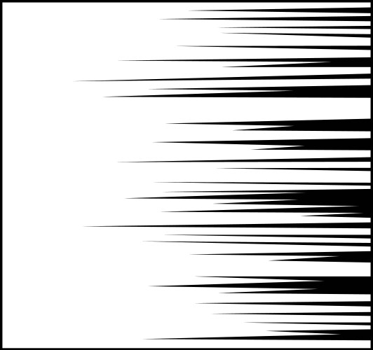 Manga speed lines effect background Royalty Free Vector