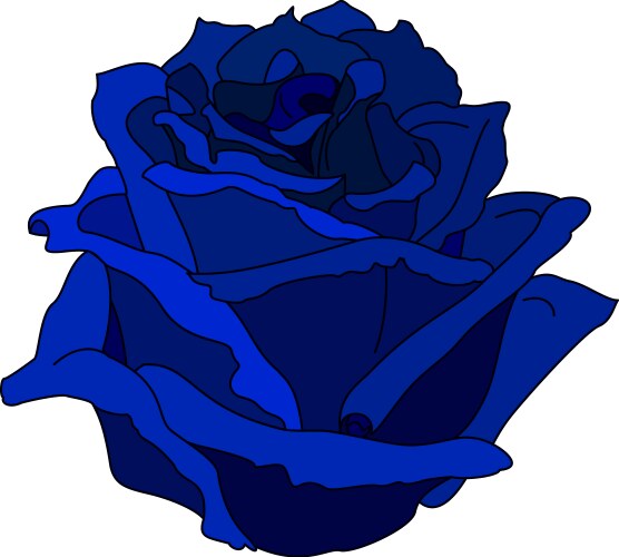 Rose flower clip art Royalty Free Vector Image