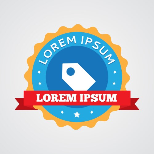 2021 label badge Royalty Free Vector Image - VectorStock