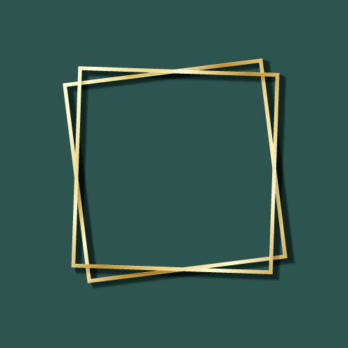 Paper cut white frame with realistic shadow two Vector Image