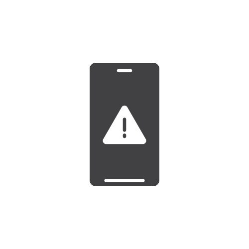 Phone notifications icon in flat style smartphone Vector Image