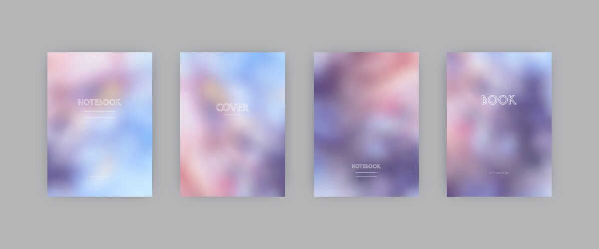 Stock set cover templates Royalty Free Vector Image