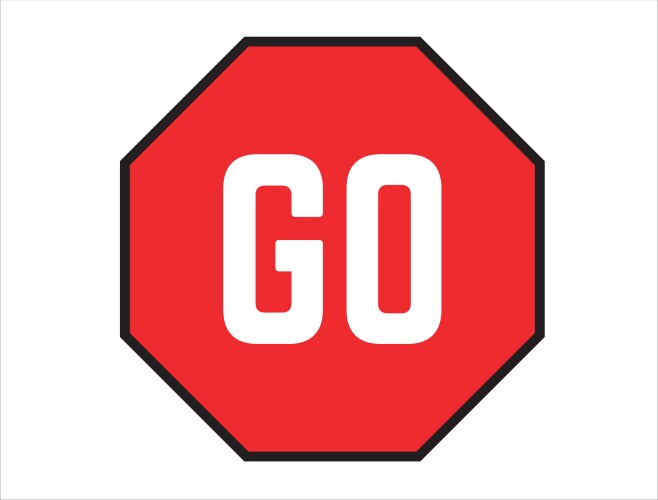 Traffic sign art Royalty Free Vector Image - VectorStock