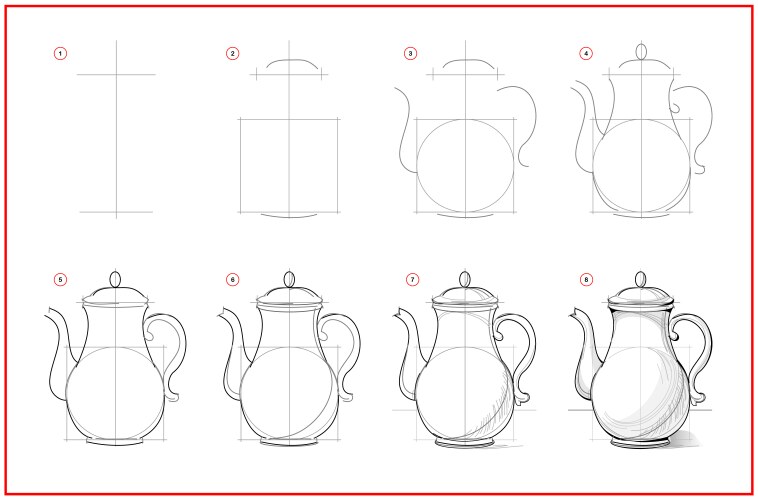 Realistic Jug Drawing Vector Images (over 100)