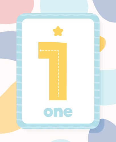 Printable Number Flashcards Vector Images (over 290)