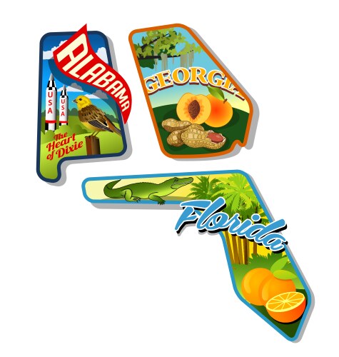 State of alabama outline Vector Images & Graphics for Commercial Use ...