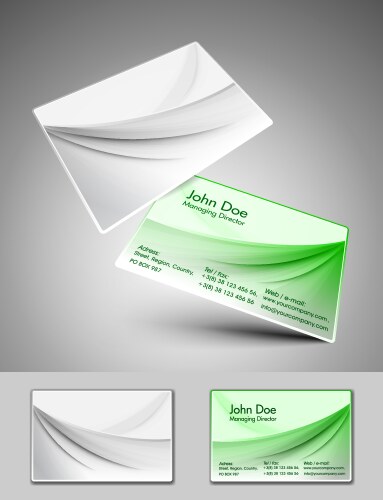 Business cards Royalty Free Vector Image - VectorStock