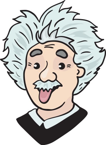 Albert Einstein Cartoon Vector Images (over 230)