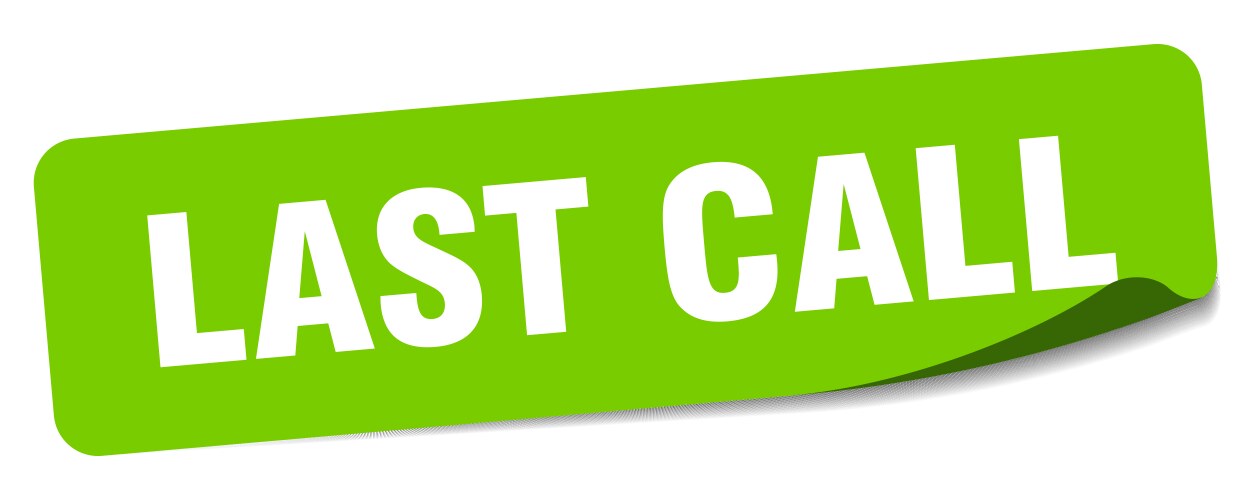 Last Call Vector Images (over 810)