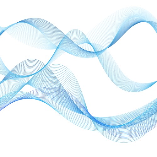 Marine seamless pattern with stylized blue waves Vector Image
