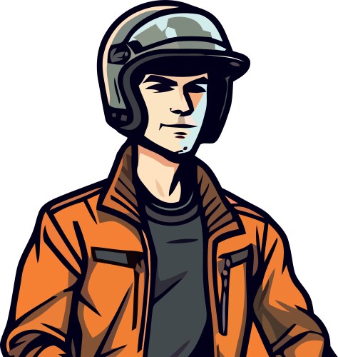 Biker avatar Vector Images & Graphics for Commercial Use | VectorStock