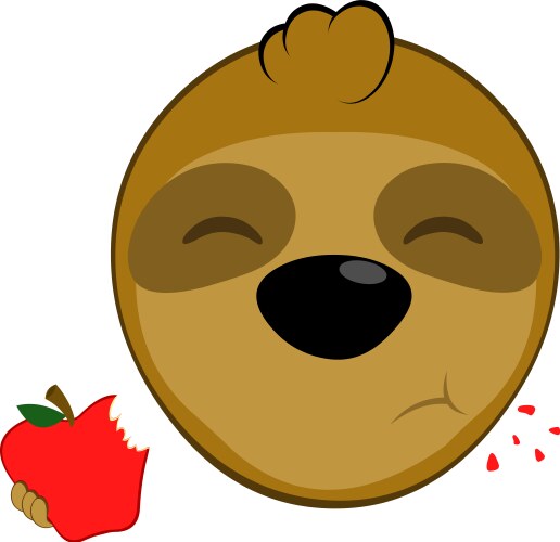 Bear eating pizza Royalty Free Vector Image - VectorStock