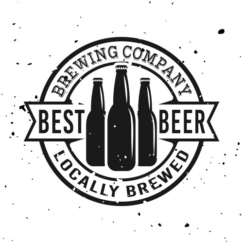Round Beer Logo Vector Images (over 1,100)