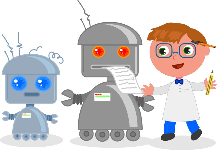 Inventor Cartoon Vector Images (over 7,300)