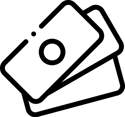 Calculate icon thin linear style design isolated Vector Image