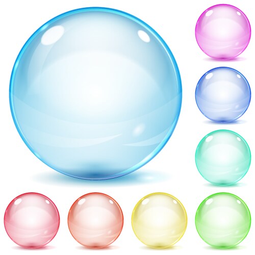 Glass button Royalty Free Vector Image - VectorStock