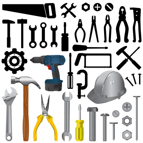 Tool characters Royalty Free Vector Image - VectorStock