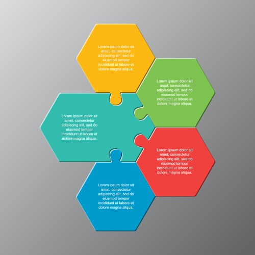 5 Puzzle Pieces Vector Images (over 410)