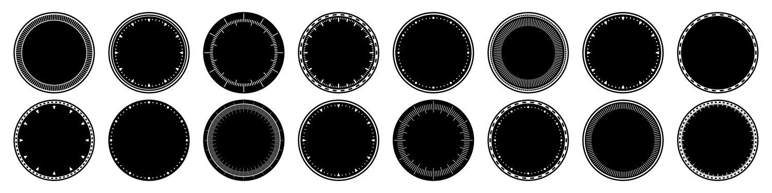 Blank Watch Face Vector Images (over 540)