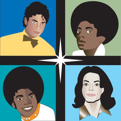 Michael jackson rip Royalty Free Vector Image - VectorStock