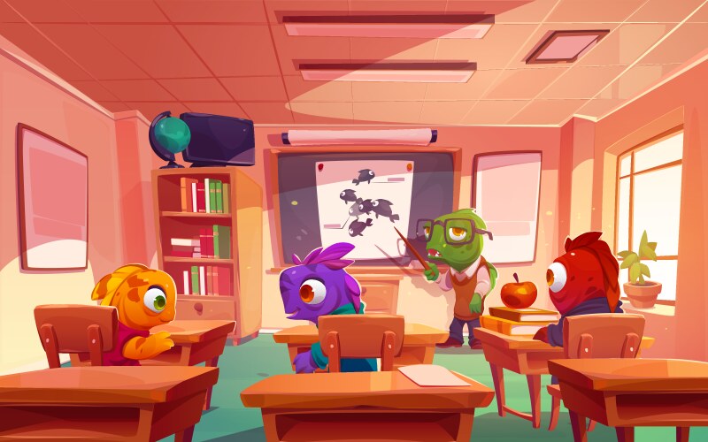 Classroom Cartoon Vector Images (over 34,000)
