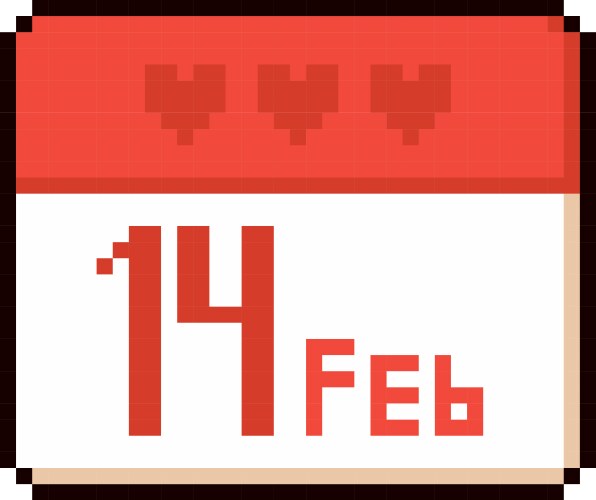 Calendar Pixel Art Vector Images (over 510)