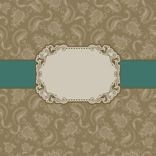 Template frame design Royalty Free Vector Image