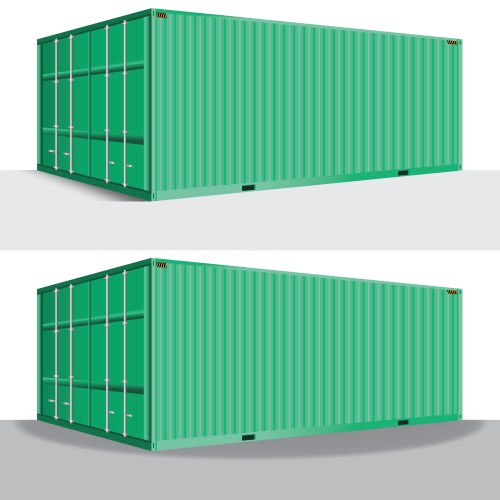 Cargo container design Royalty Free Vector Image