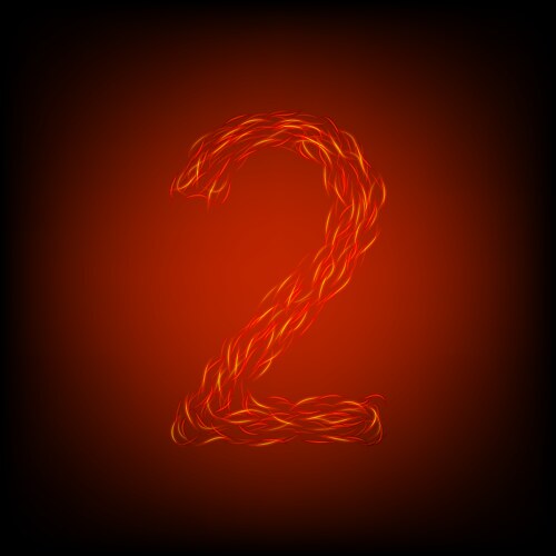 Number 2 Fire Vector Images (over 450)