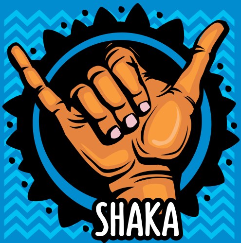 Cartoon zombie hand clip art Royalty Free Vector Image