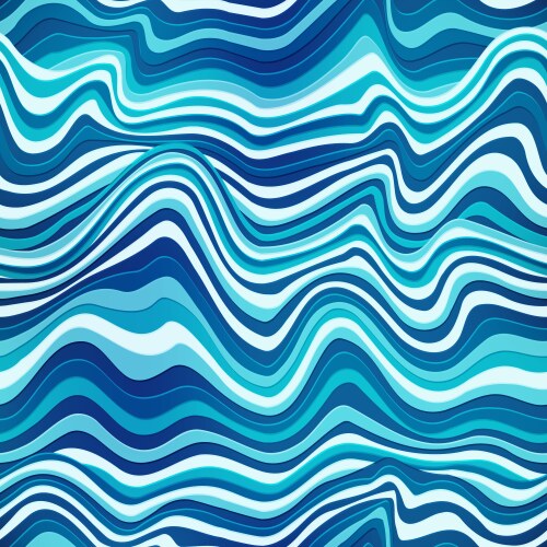 Simple seamless light wave pattern Royalty Free Vector Image