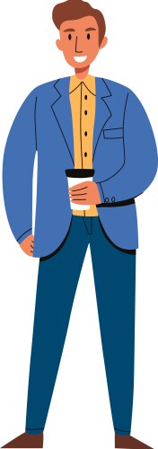 Generation z poster template layout modern age Vector Image