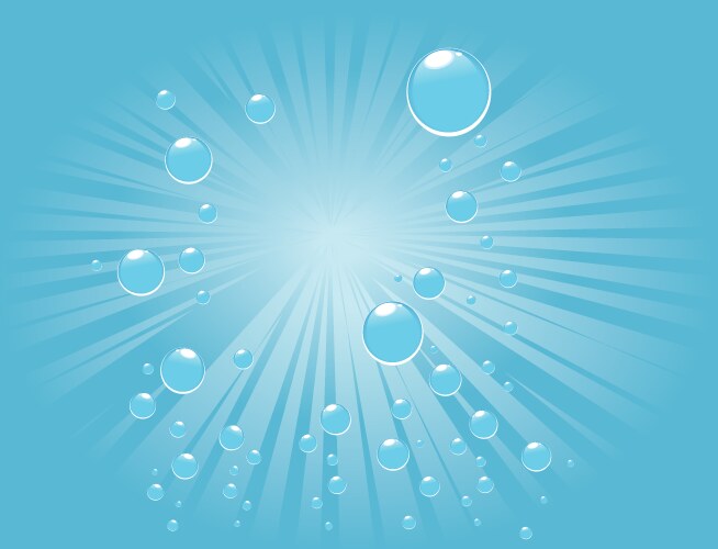 Blue sunlight background Royalty Free Vector Image