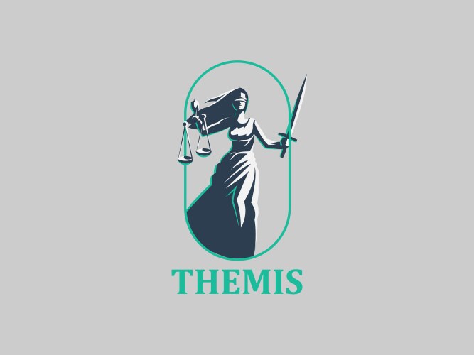 Set of lady justice themis goddess greek Vector Image