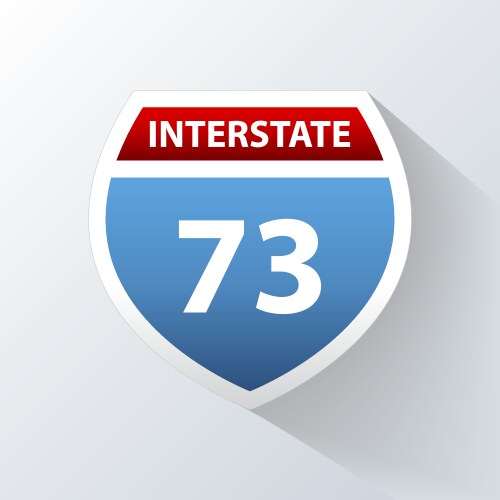 Interstate signs Royalty Free Vector Image - VectorStock