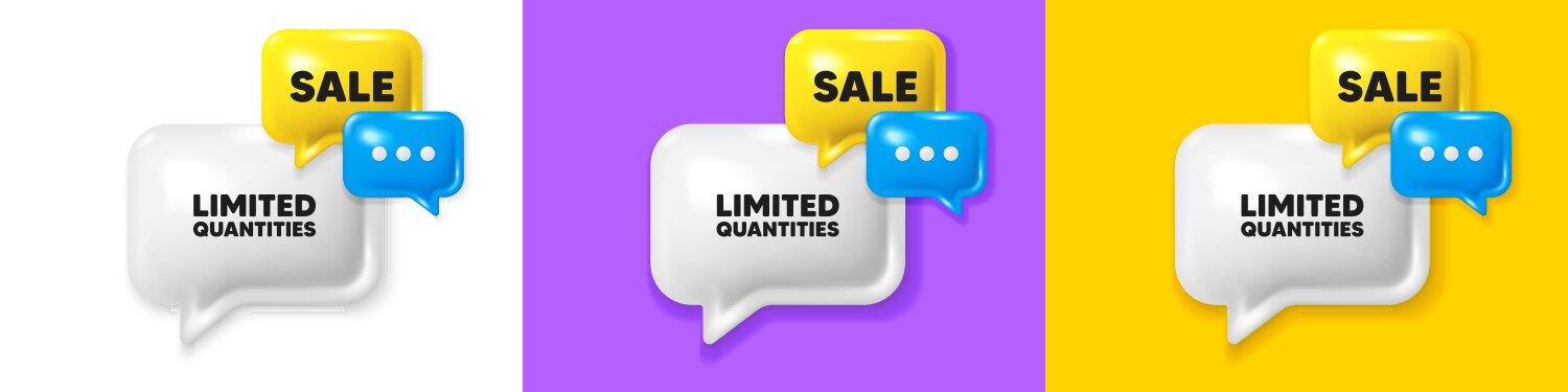 Limited quantities symbol special offer sign Vector Image