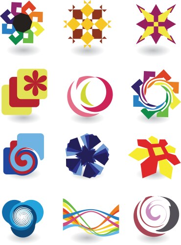 Cleaning logo business composition Royalty Free Vector Image