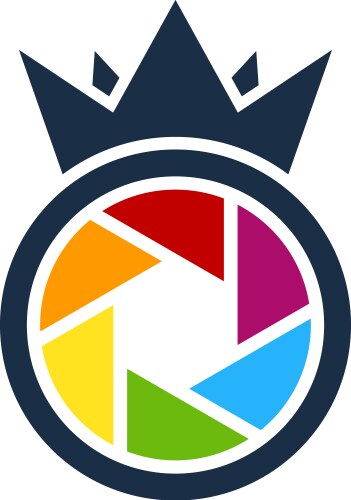 Speed camera logo icon design Royalty Free Vector Image