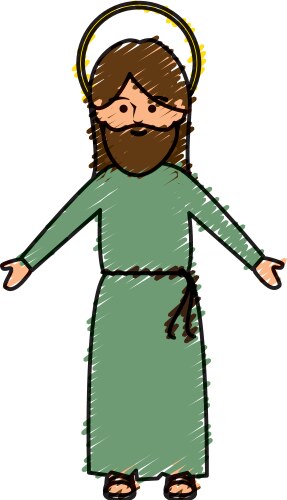 Jesuschrist little baby icon Royalty Free Vector Image