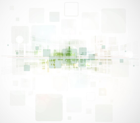 Abstract eco green computer technology business Vector Image