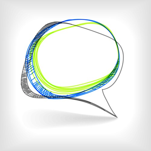 Background of abstract talking bubble Royalty Free Vector