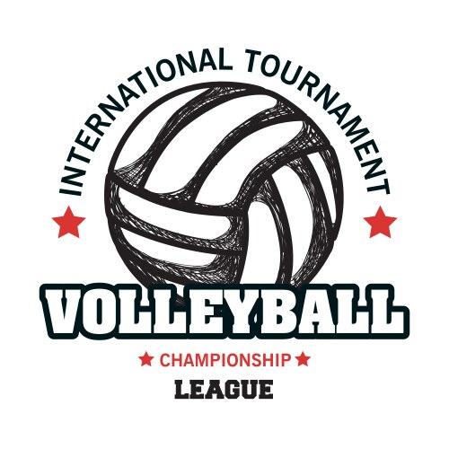 Logo for volleyball Royalty Free Vector Image - VectorStock