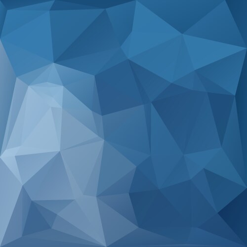 Abstract blue triangle polygon pattern luxury Vector Image