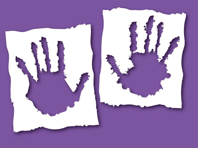 Handprint Outline Vector Images (over 300)