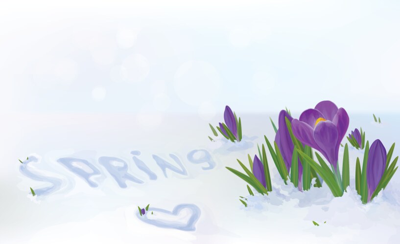 Spring is coming Royalty Free Vector Image - VectorStock