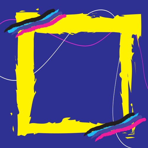 Abstract modern photo frame background Royalty Free Vector