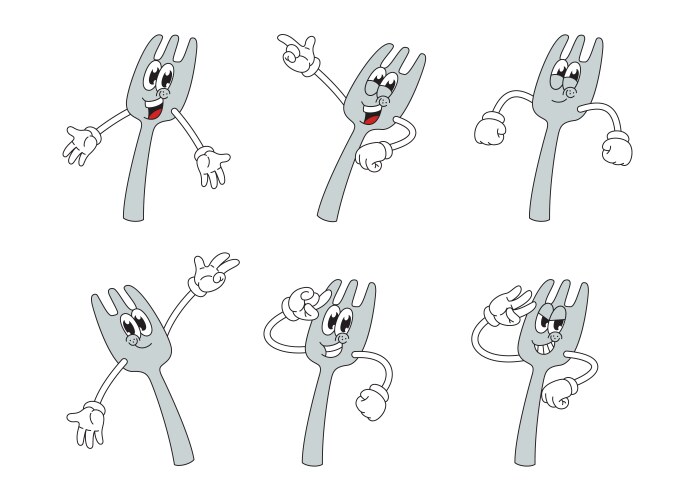 Cartoon Fork Vector Images (over 16,000)