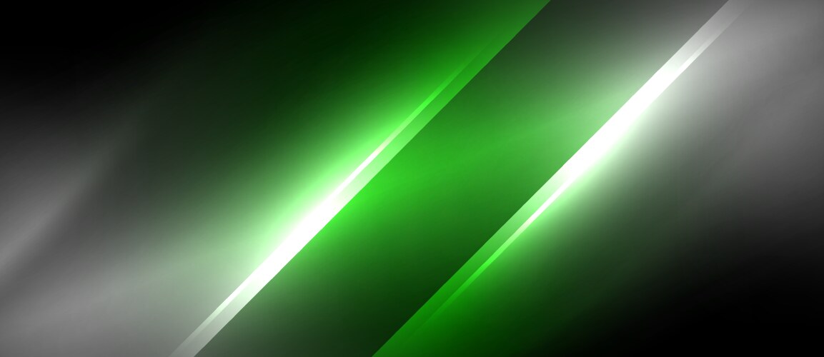 Neon dynamic diagonal light rays background Vector Image